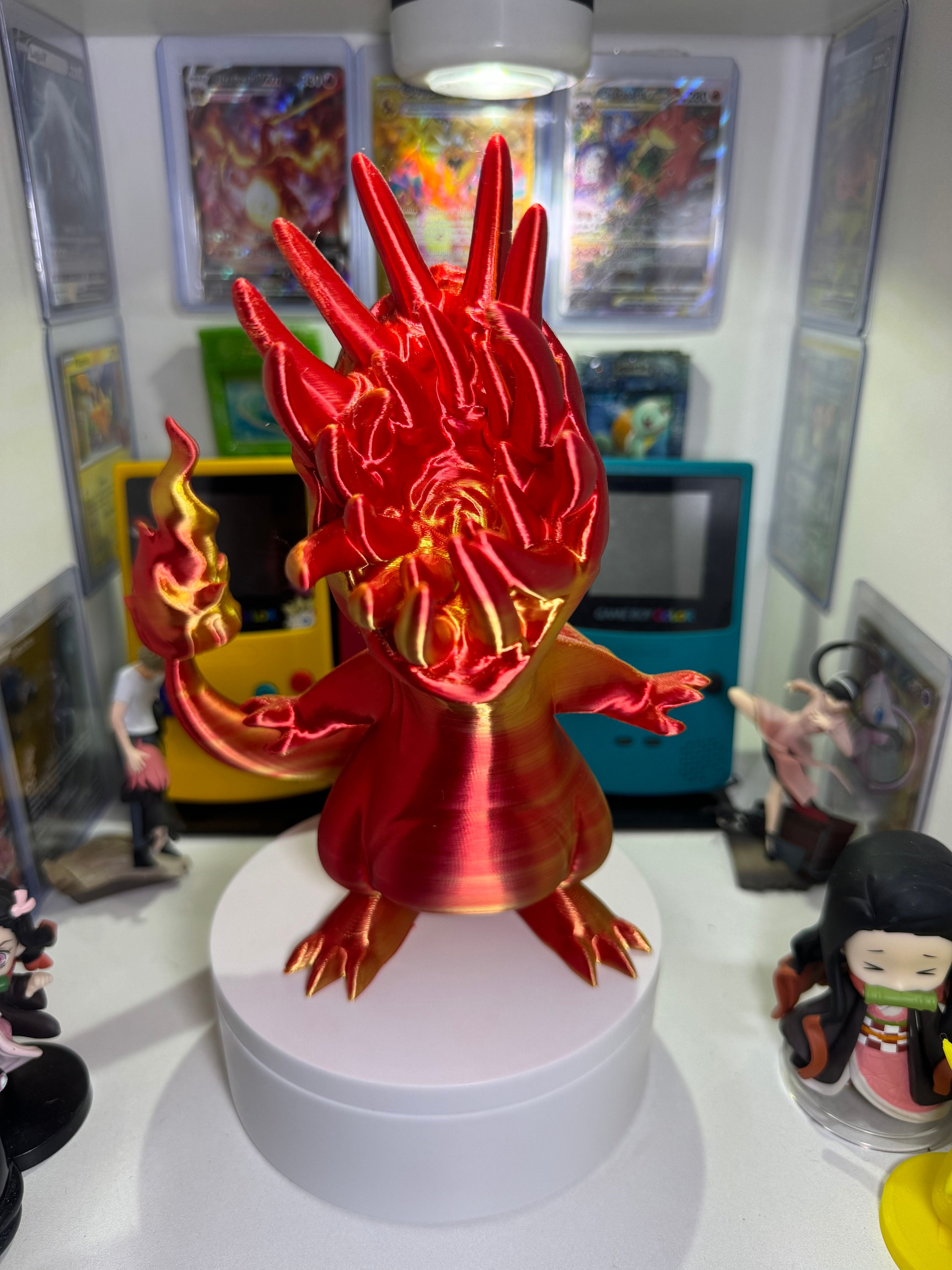 3d Printed Charman/der Horror Poke/mon Figure - Etsy