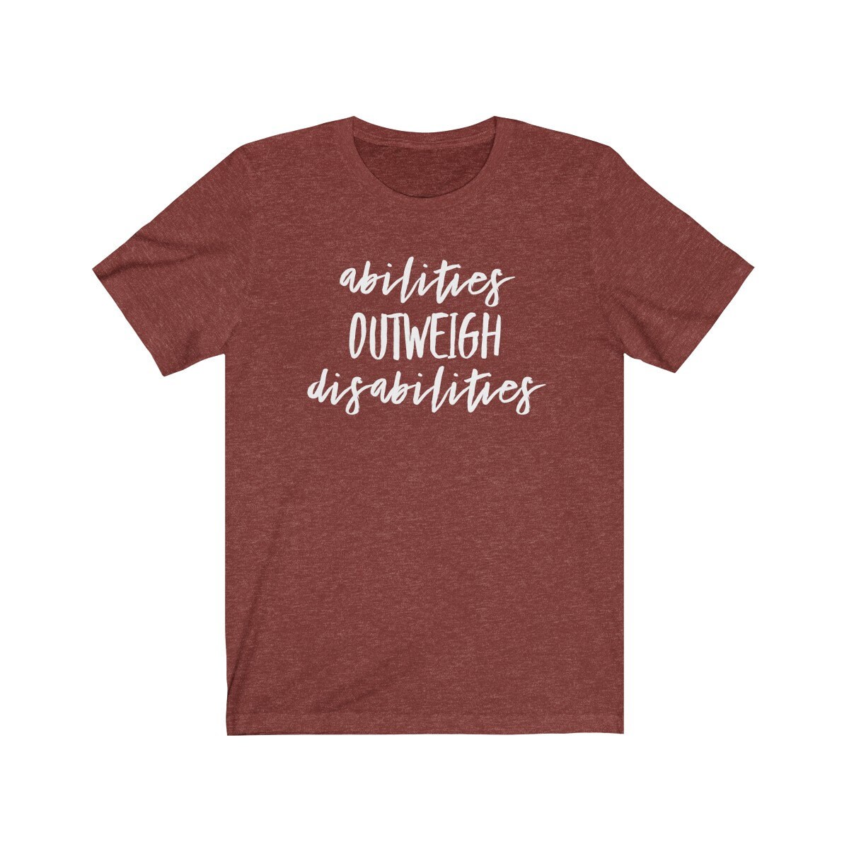 Abilities Outweigh Disabilities Shirt SPED Teacher Shirt SPED Teacher ...