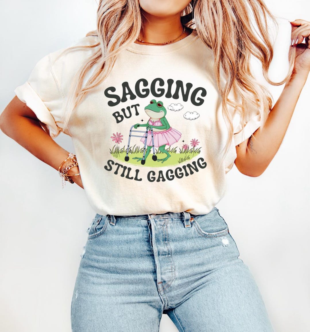 Comfort Colors® Sagging but Still Gagging Shirt Funny Meme Tshirt ...