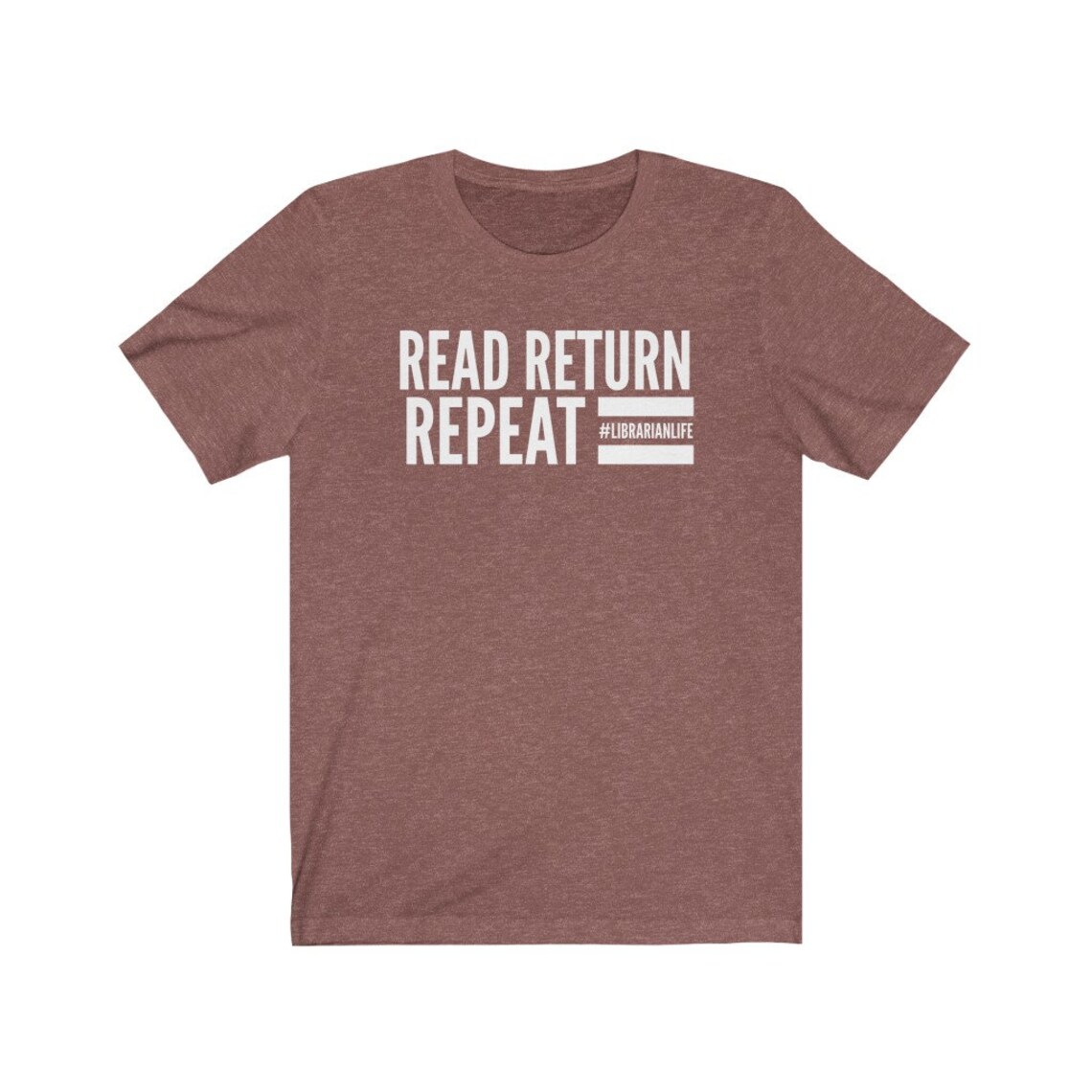 Read Return Repeat Shirt Funny Librarian Shirt Funny Librarian | Etsy