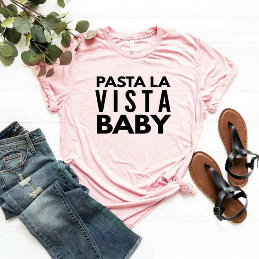 Pasta Shirt Graphic Tee Womens Shirt Unisex Jersey Short Sleeve Tee ...