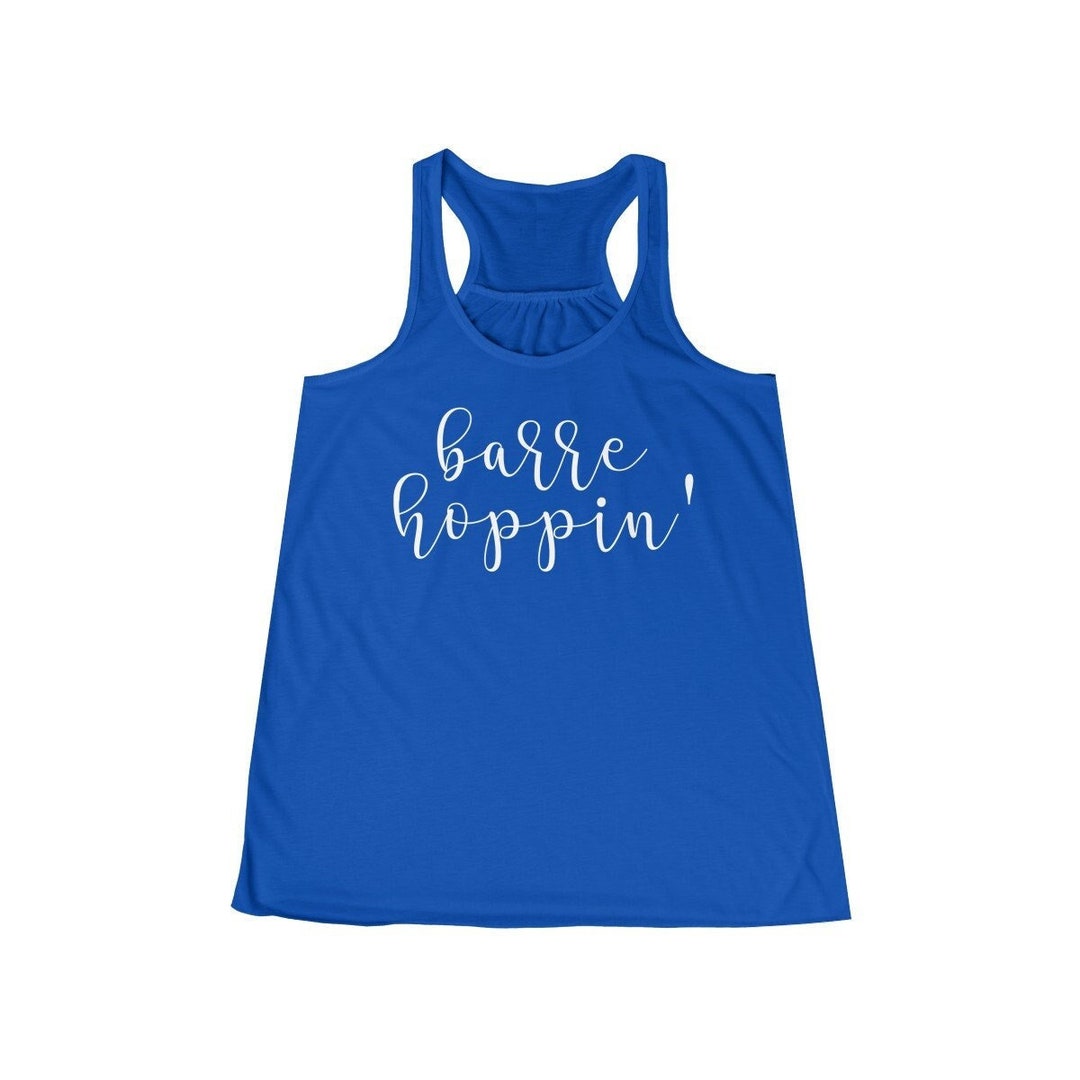 Barre Hoppin' Barre Shirt Workout Muscle Tanks Barre Tank Top Muscle ...