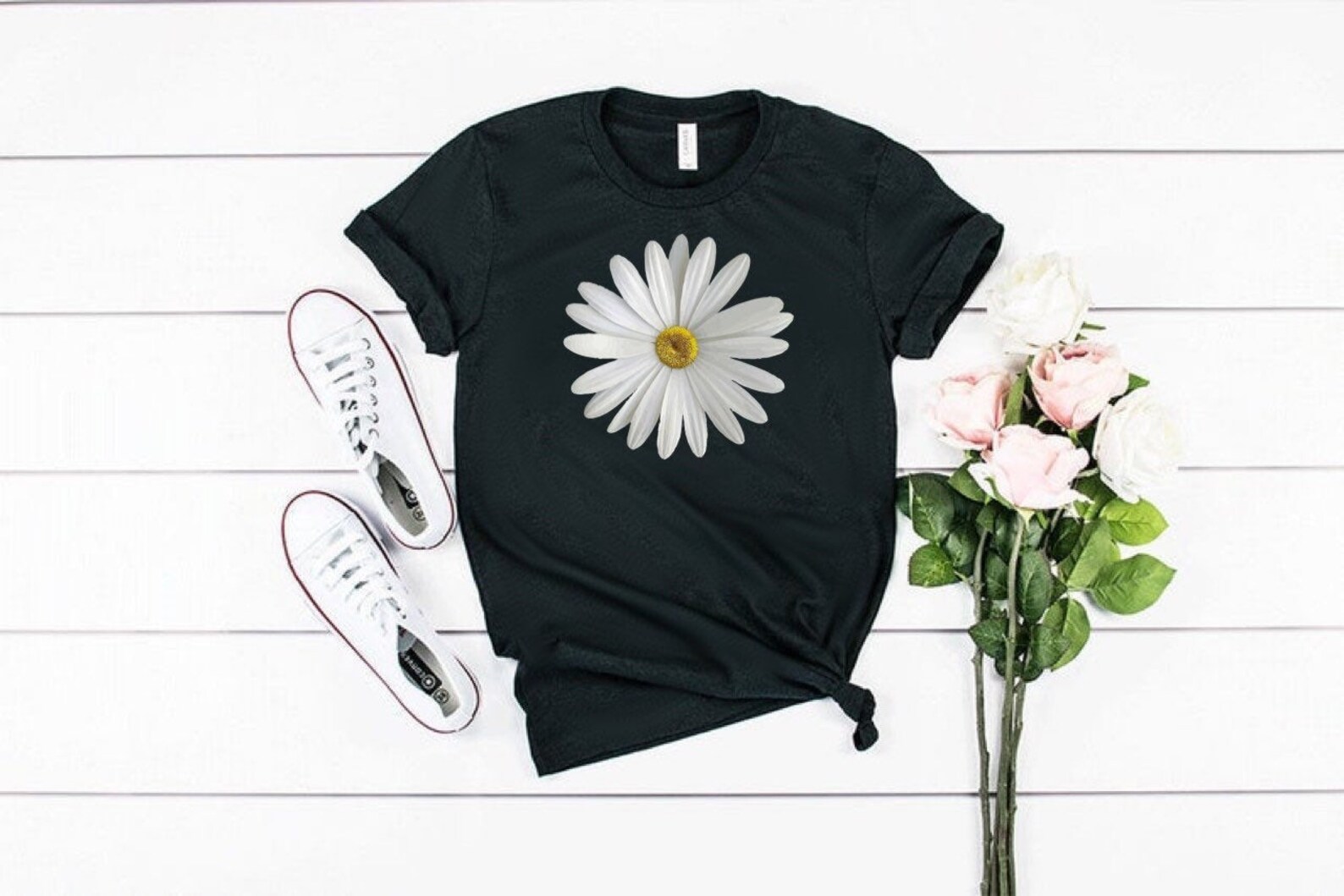 Daisy Shirt Daisy Womens Shirt Wildflower Shirt Boho Shirt - Etsy UK