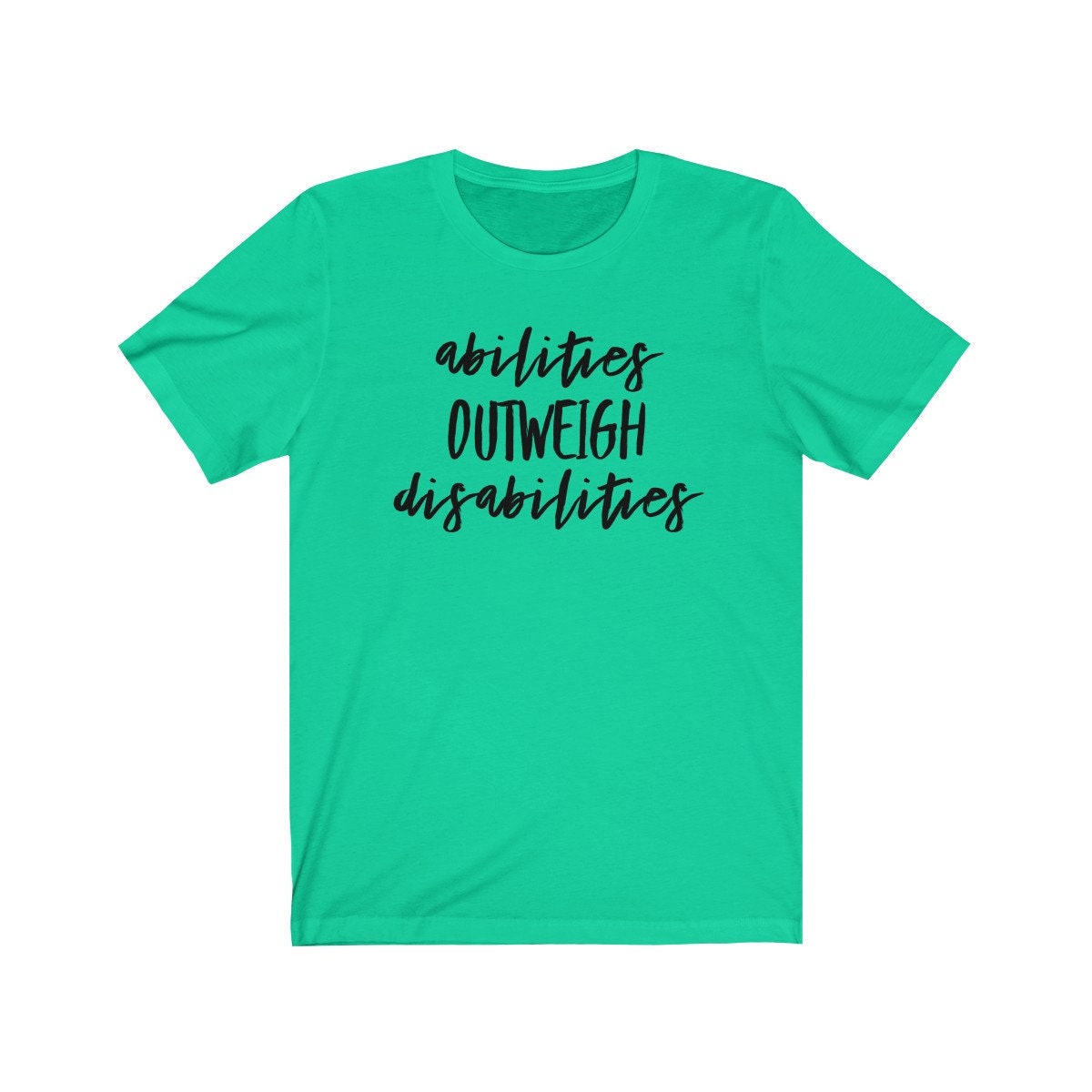Abilities Outweigh Disabilities Shirt SPED Teacher Shirt SPED Teacher ...