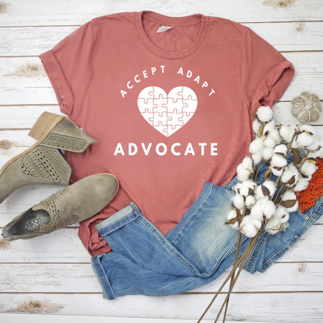 Accept Adapt Advocate Shirt Autism Awareness Shirt SPED Teacher Shirt ...