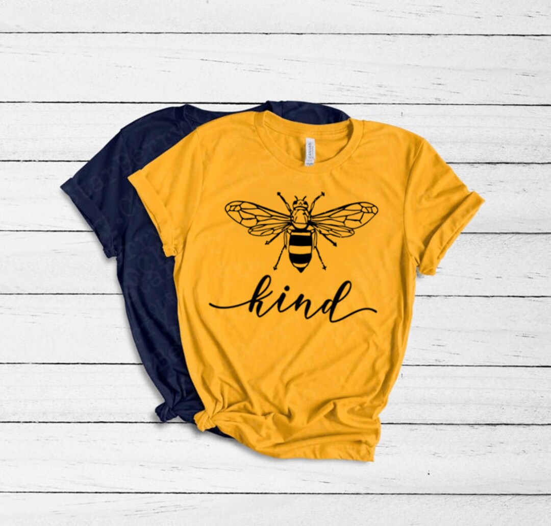 Be Kind Shirt Be Kind Gift Save the Bees Shirt Unisex Jersey Short ...