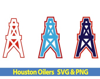 Houston oiler | Etsy