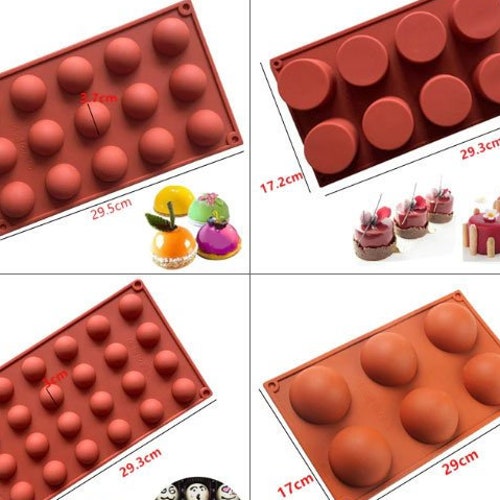 Half Ball Silicone Mold for Chocolate Truffles Desserts Cake - Etsy