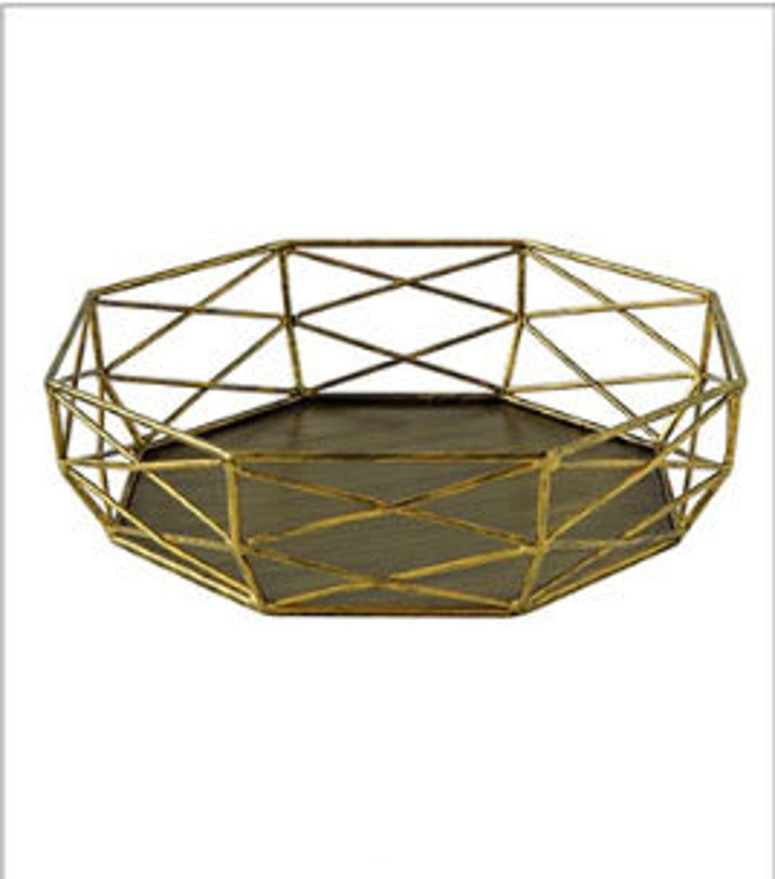 Gold Geometric Shape Cake Stand Vintage Gold Cake Stand - Etsy