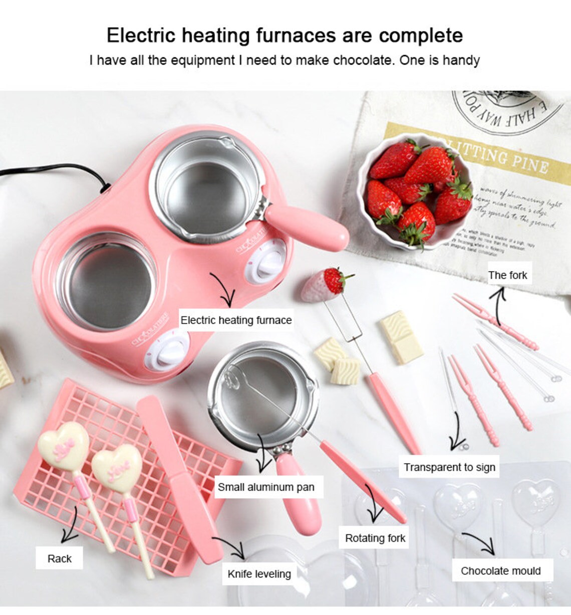 Double Chocolate Melting Pot Candy Melting Pot Automatic - Etsy