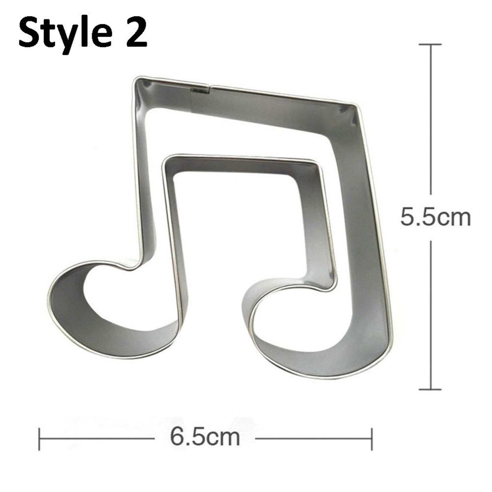 Music Notes Cookie Cutters Stainless Steel Music Cutters - Etsy