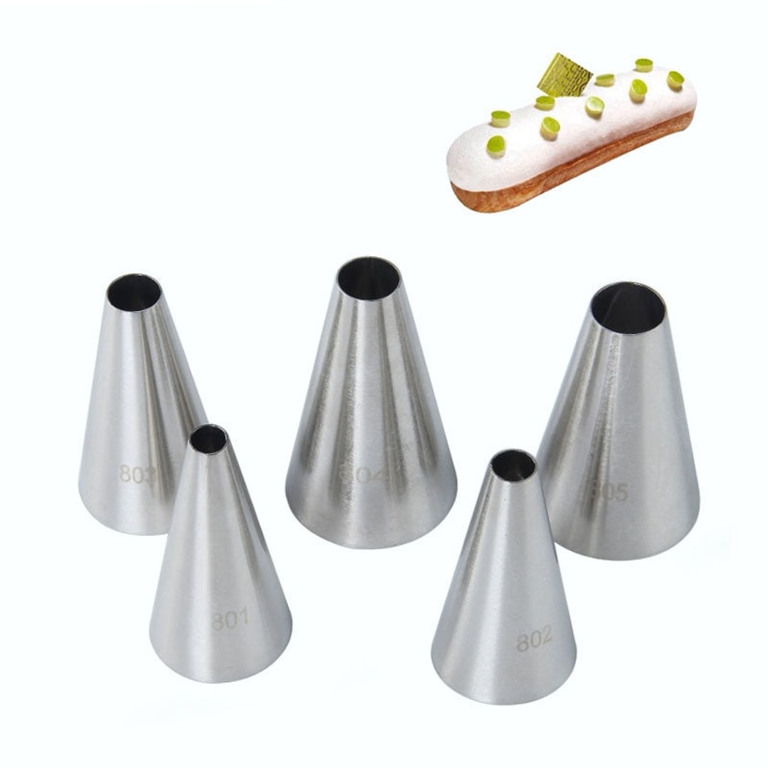 Round Icing Nozzle 5 Pcs Set - Etsy