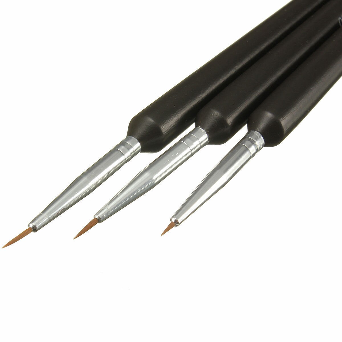 Thin Painting Brushes 3 Pieces Set Craft Tools Cake Decorating - Etsy