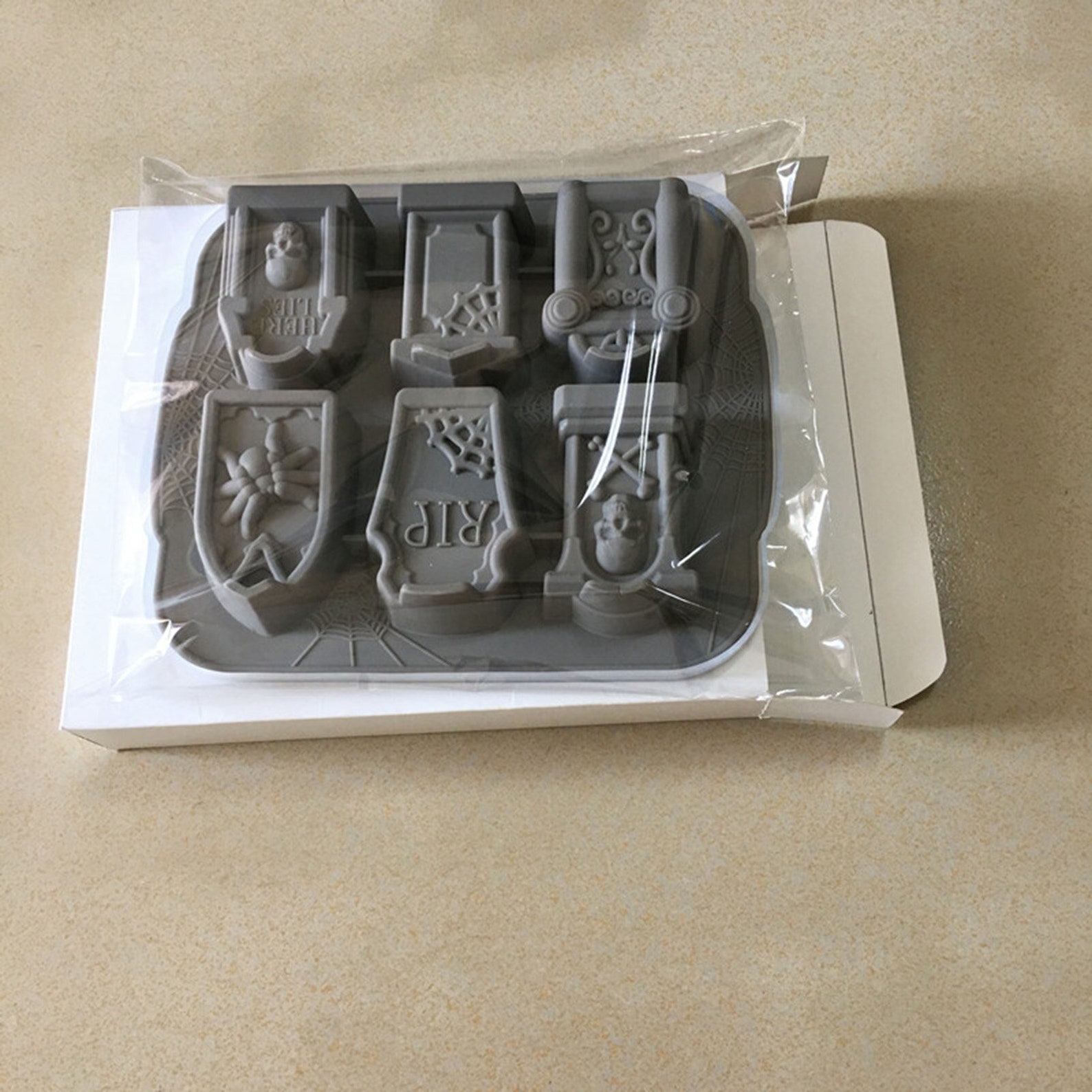 Halloween Tombstone Silicone Mold Graveyard Stone Mold - Etsy