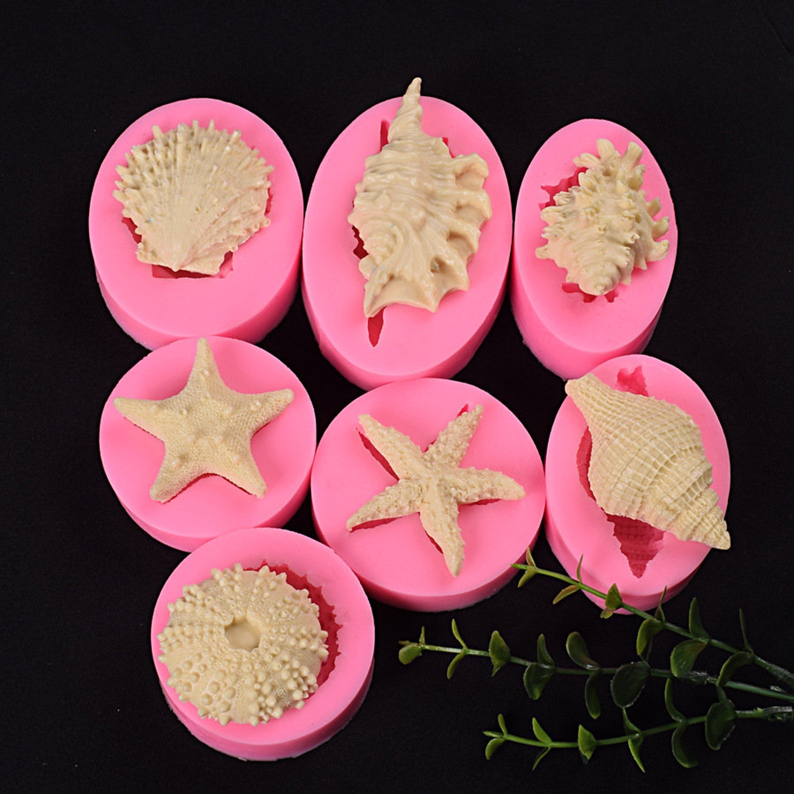 Sea Shells Silicone Mold Star Fish Mold Sea Urchin Silicone - Etsy