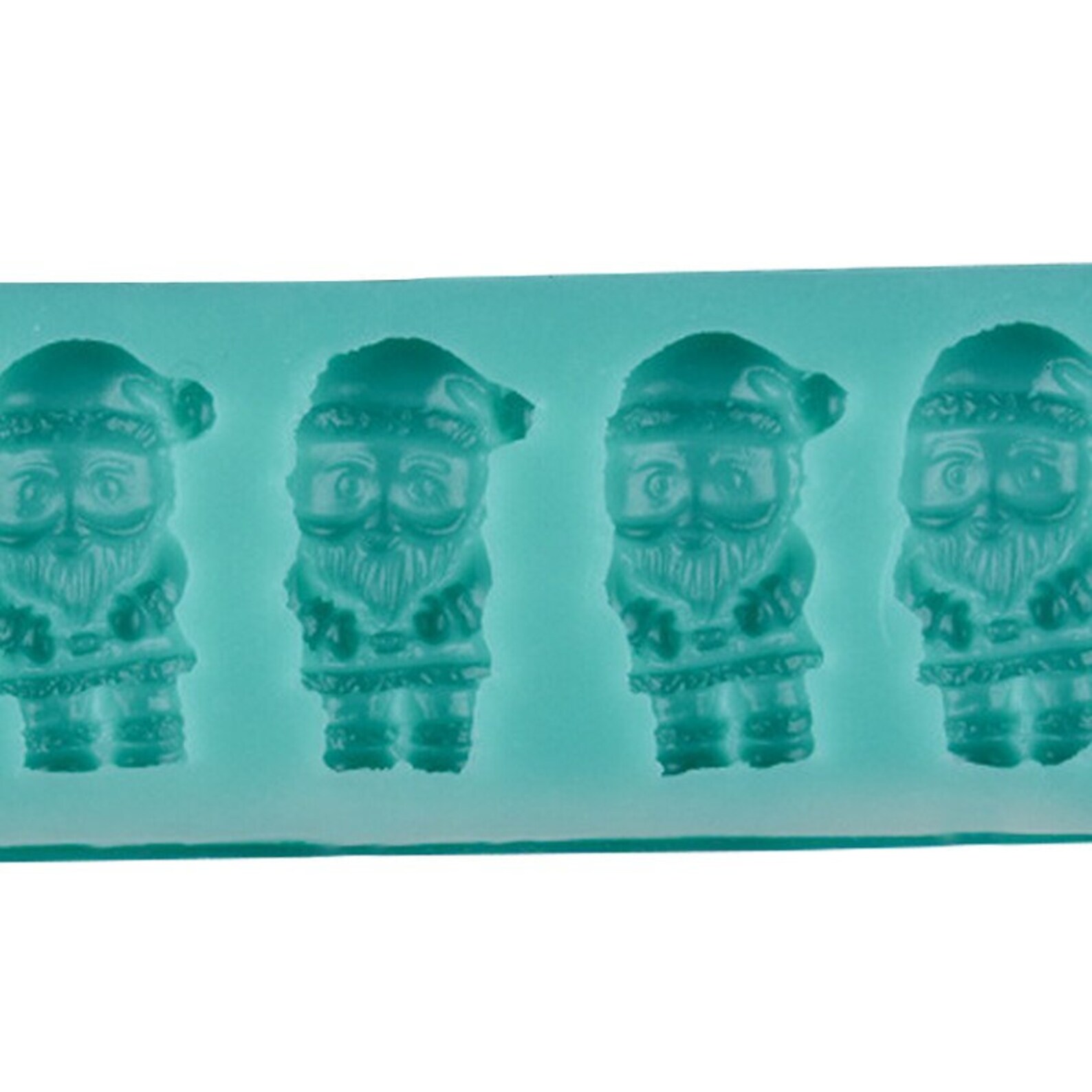 Santa Claus Christmas Silicone Mold Fondant Mold Chocolate - Etsy