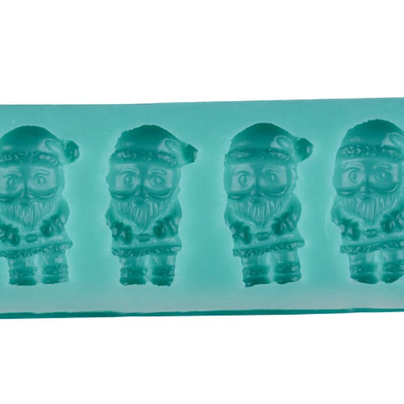 Santa Claus Christmas Silicone Mold Fondant Mold Chocolate - Etsy