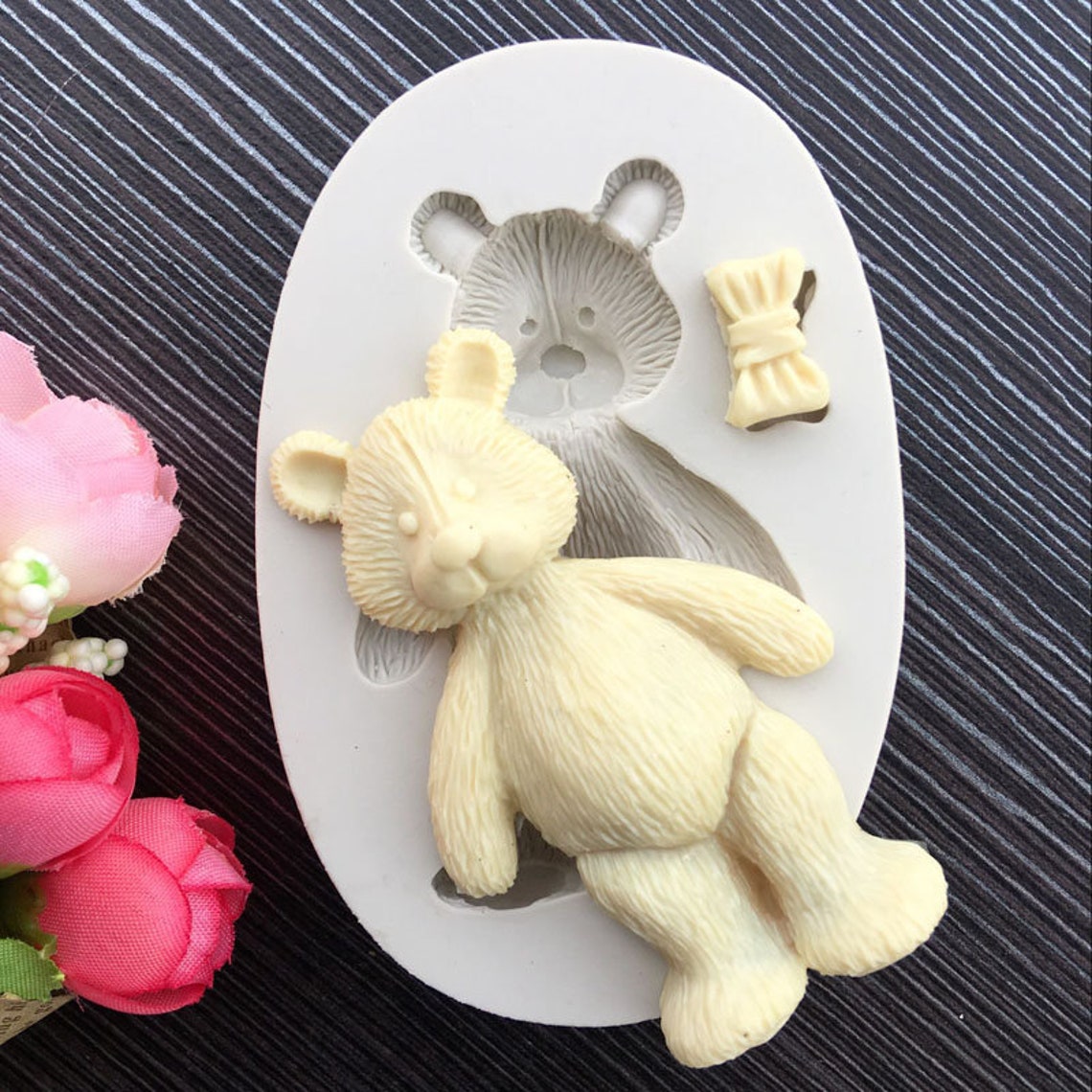Bear Silicone Mold Fondant Mold Bear Fondant Mold Cake Decorating Tools ...