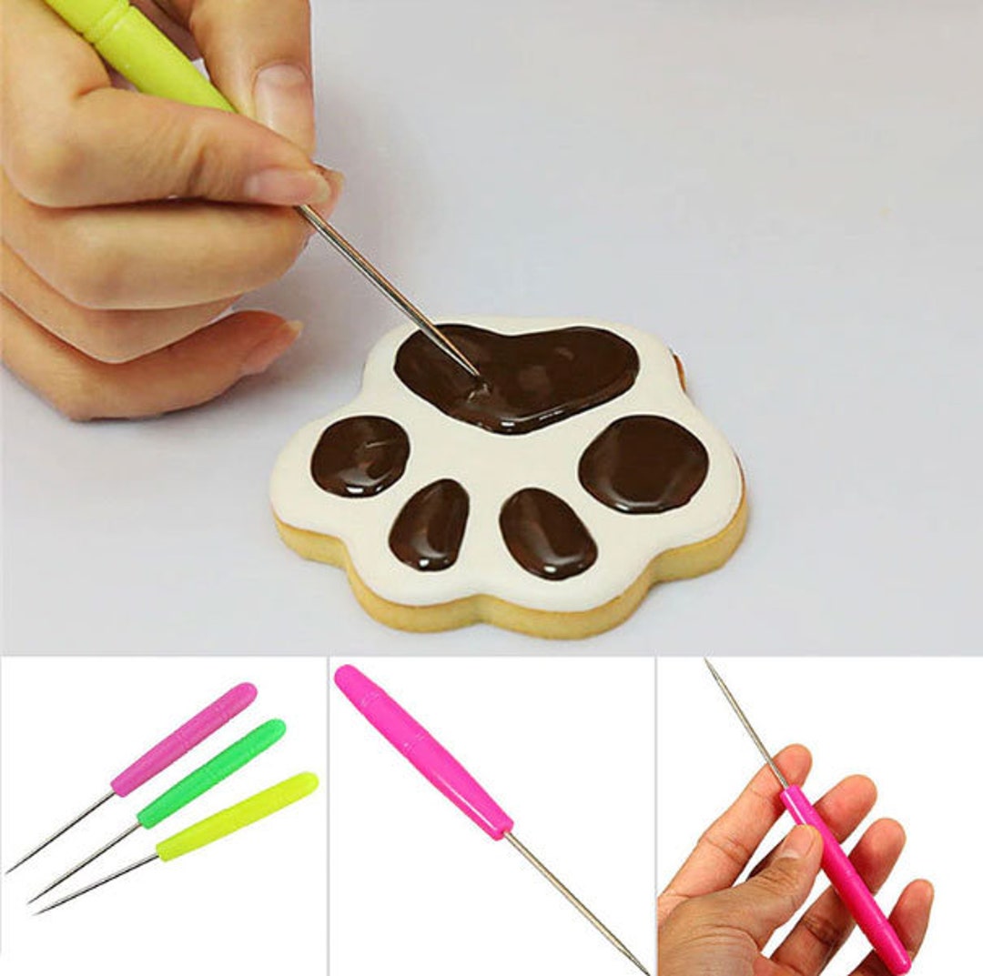 Cookie Decorating Needle Set, 3 Pcs Needle Set for Cookie Icing - Etsy