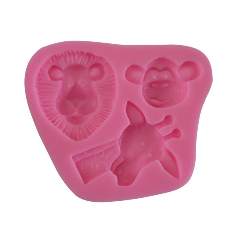Silicone Mold Jungle Animals Giraffe Lion Monkey Mold - Etsy