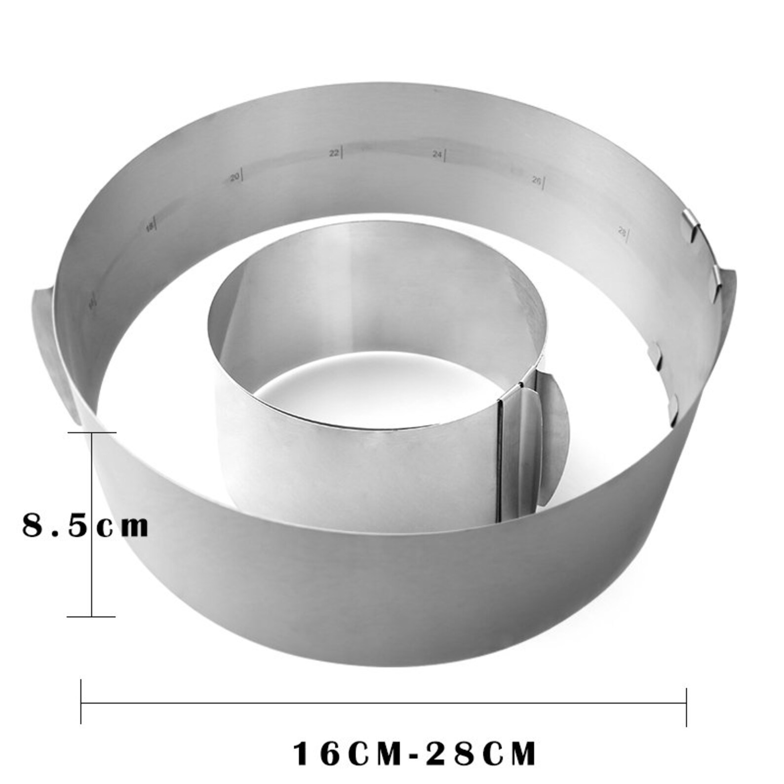 Cake Molds Adjustable Cake Rings Round and Square Stainless - Etsy