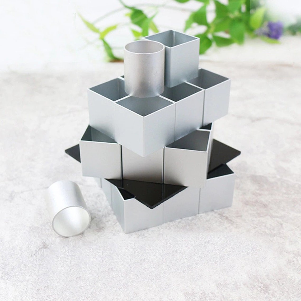 Metal Cube Cake Mold Rubik's Cube Dessert Mold Square Mold | Etsy