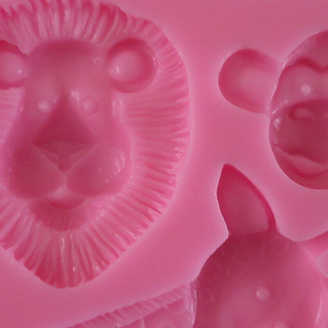 Silicone Mold Jungle Animals Giraffe Lion Monkey Mold | Etsy