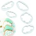 Cloud Fondant Cutters Set 5 Pieces Cutters Cake Decorating Tools ...