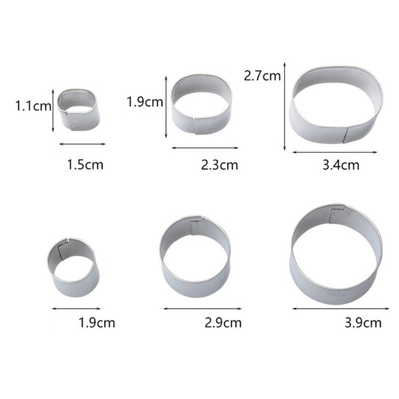 Cookie Cutters Basic Shapes Set of 24 Stainless Steel Cutters | Etsy