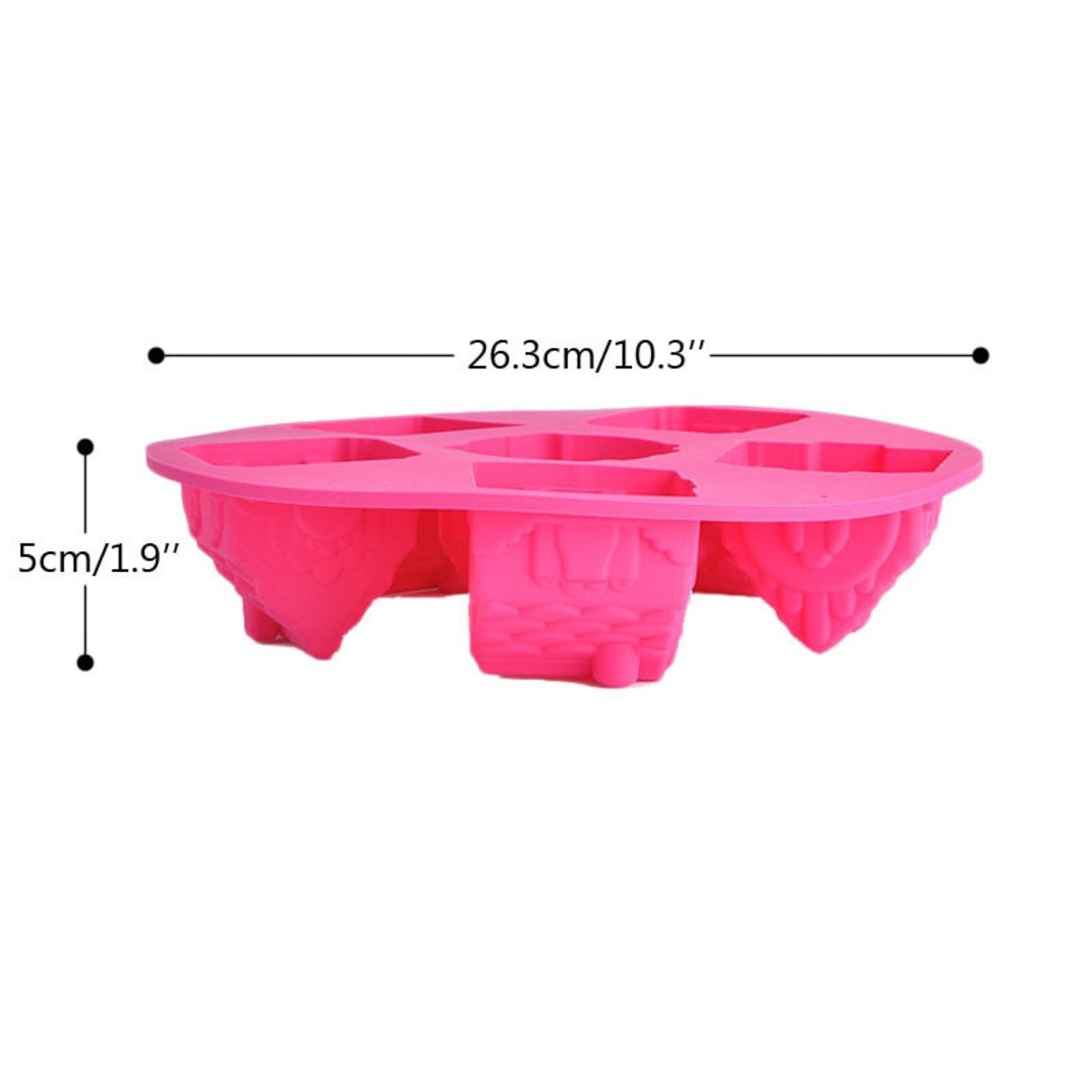 Christmas Gingerbread House Baking Silicone Mold Round Shaped - Etsy