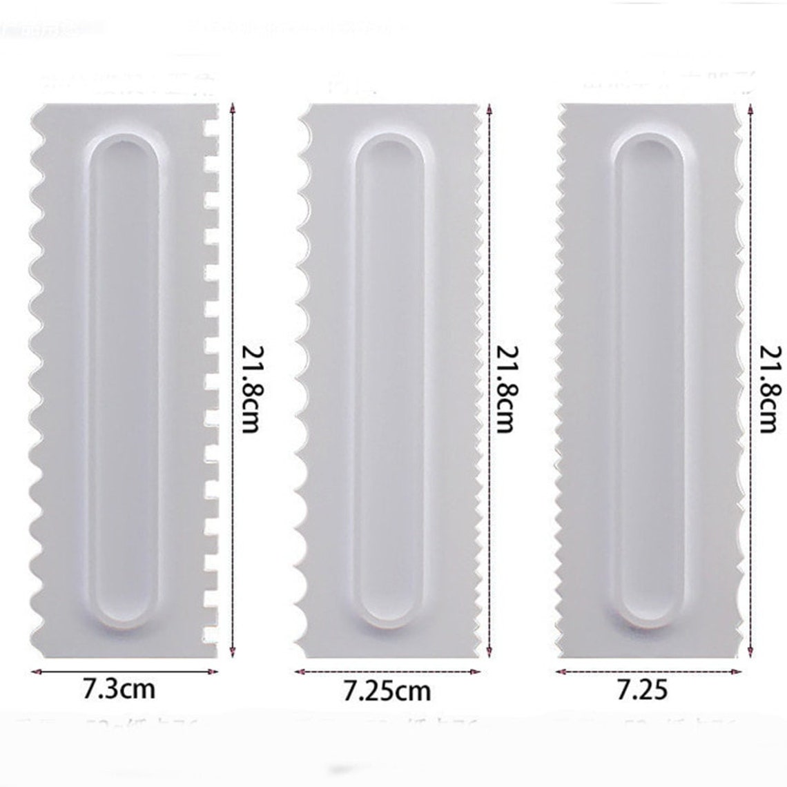 Icing Combs set Cake Decorating tools Icing tools Buttercream | Etsy