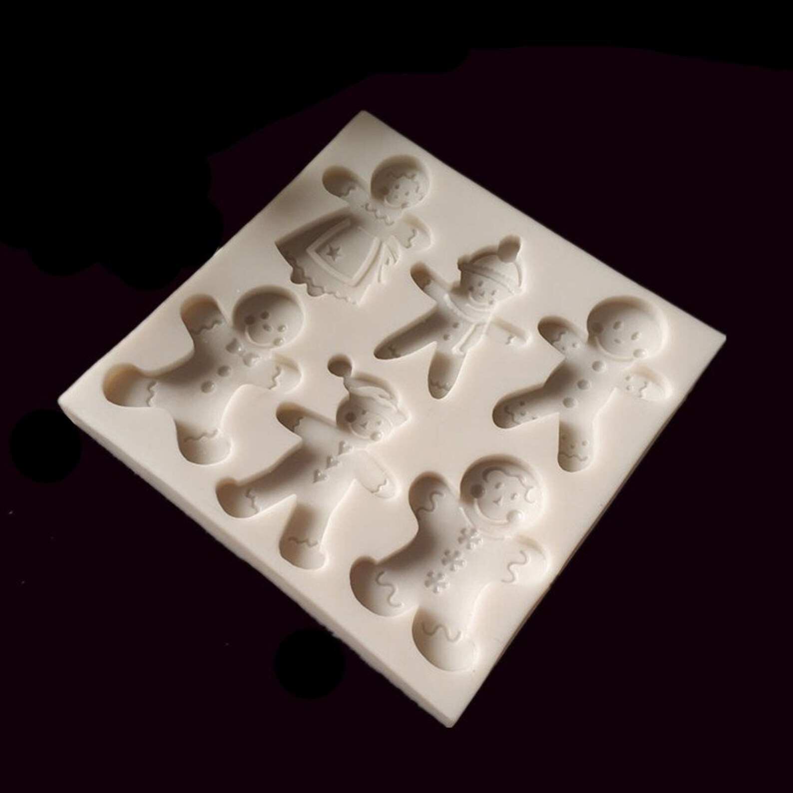 Christmas Gingerbread Man Fondant Silicone Mold Cake - Etsy