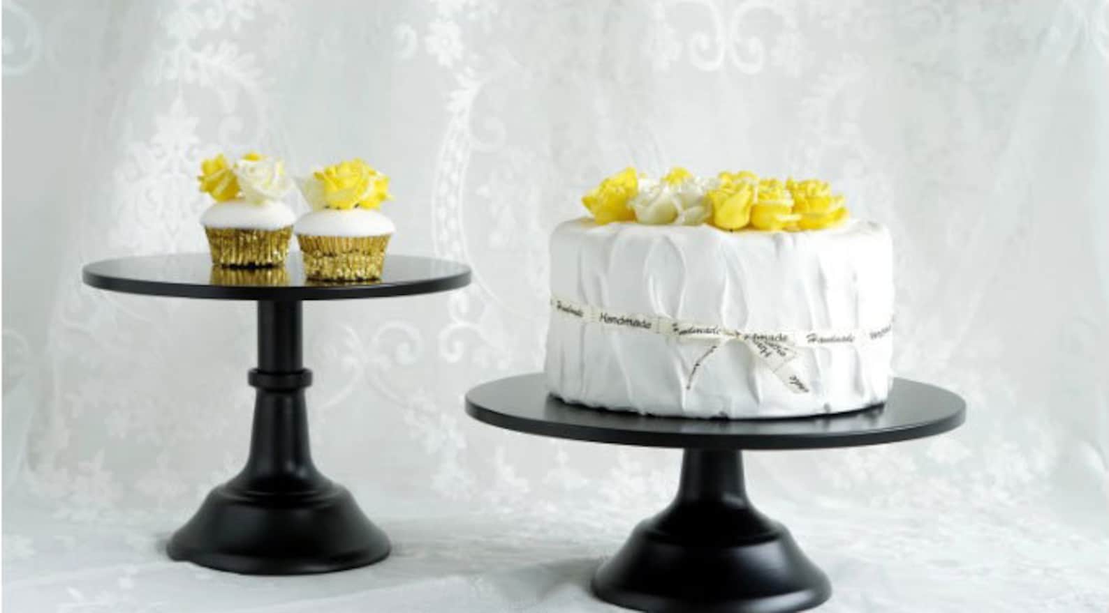 Black Cake Stand Cupcake Stand Wedding Party Supplies Cake - Etsy