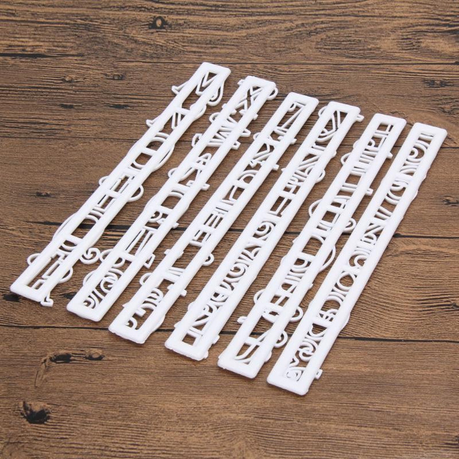 Fondant Letter Cutter Set Fondant Cutters Craft Tools Cake Decorating ...