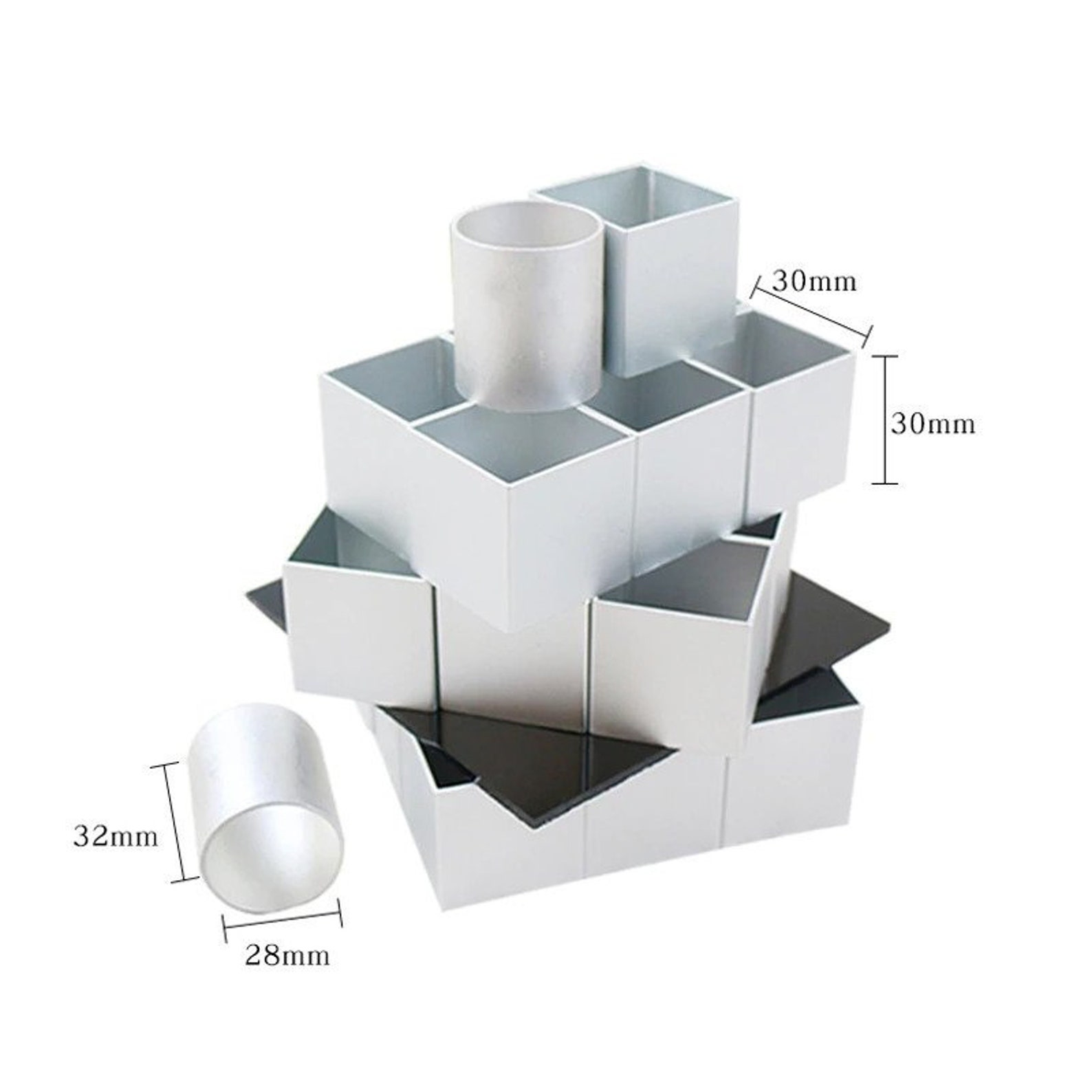 Metal Cube Cake Mold Rubik's Cube Dessert Mold Square Mold - Etsy