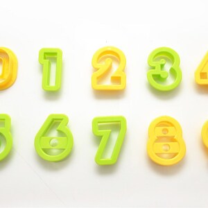 Letter Cutters Fondant Letters Number Cutters Fondant Numbers Cake ...