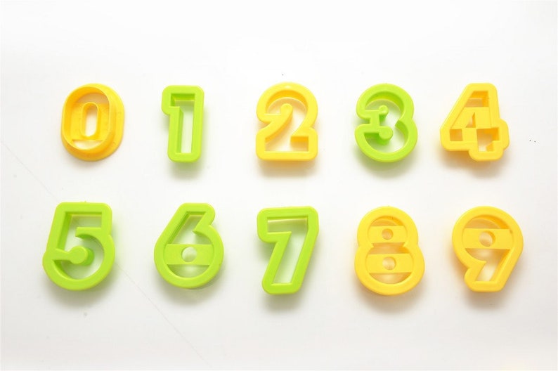 Letter Cutters Fondant Letters Number Cutters Fondant Numbers - Etsy