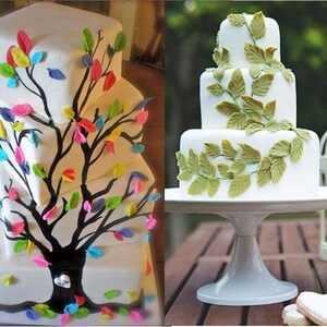 4 Different Leaves Cutters, Rose Leaves Cutters, Holly Leaves Cutters ...