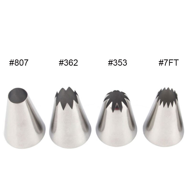 Classic Cake Decorating Tips 4 Pcs Set - Etsy