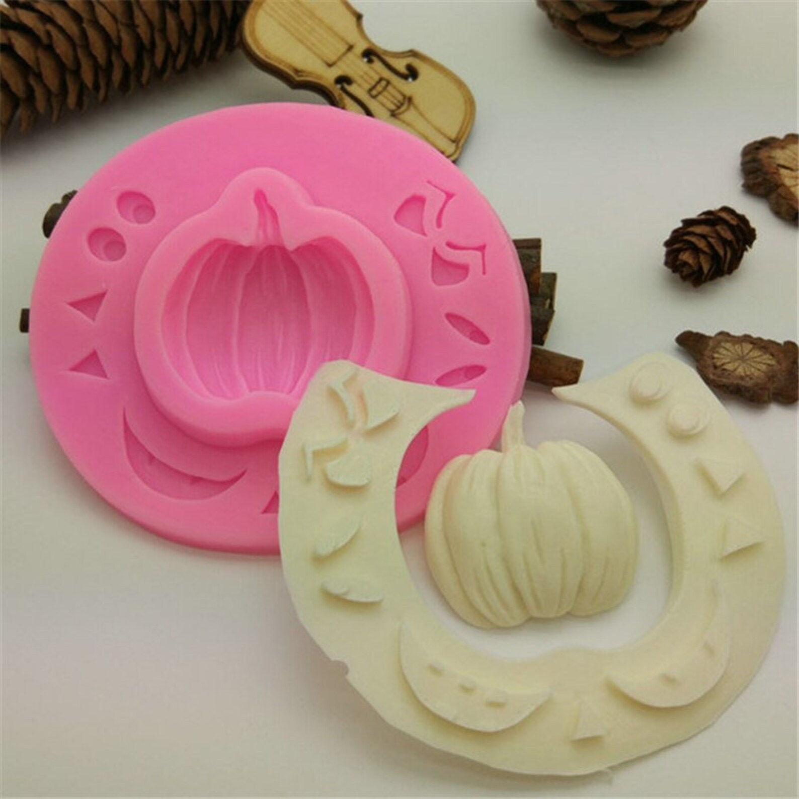 DIY Halloween Pumpkin Silicone Mold - Etsy