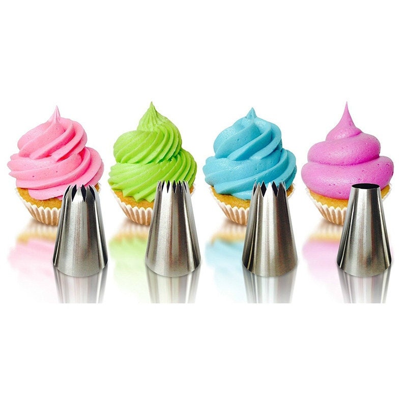 Classic Cake Decorating Tips 4 Pcs Set - Etsy
