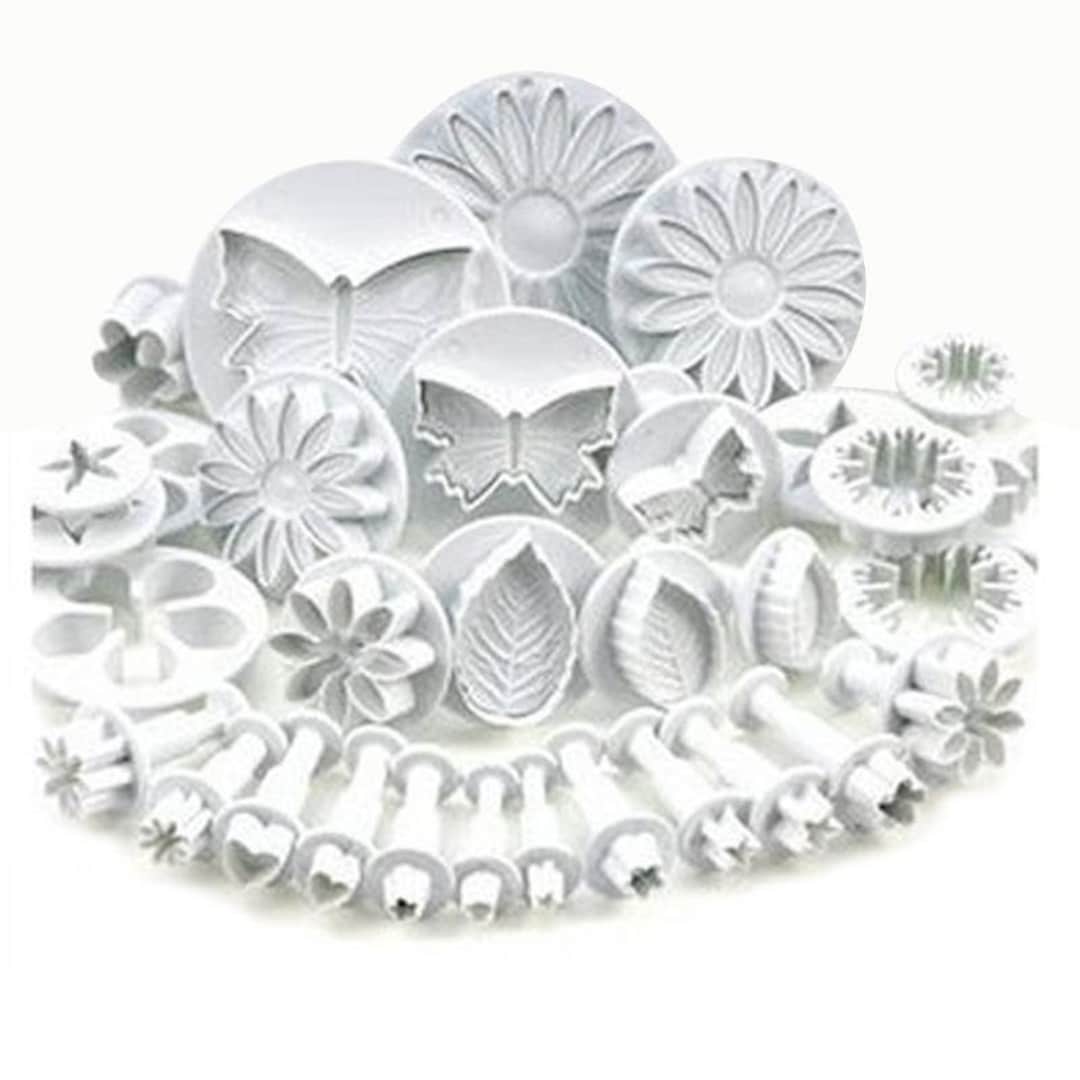 Plunger Cutters Set of 33 Pieces Flowers Leaves Butterfly Hearts ...