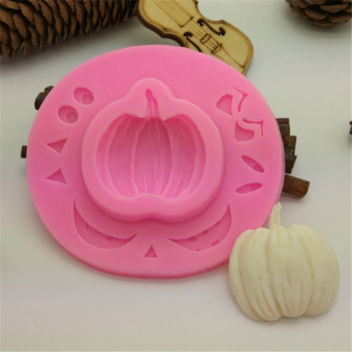 DIY Halloween Pumpkin Silicone Mold - Etsy