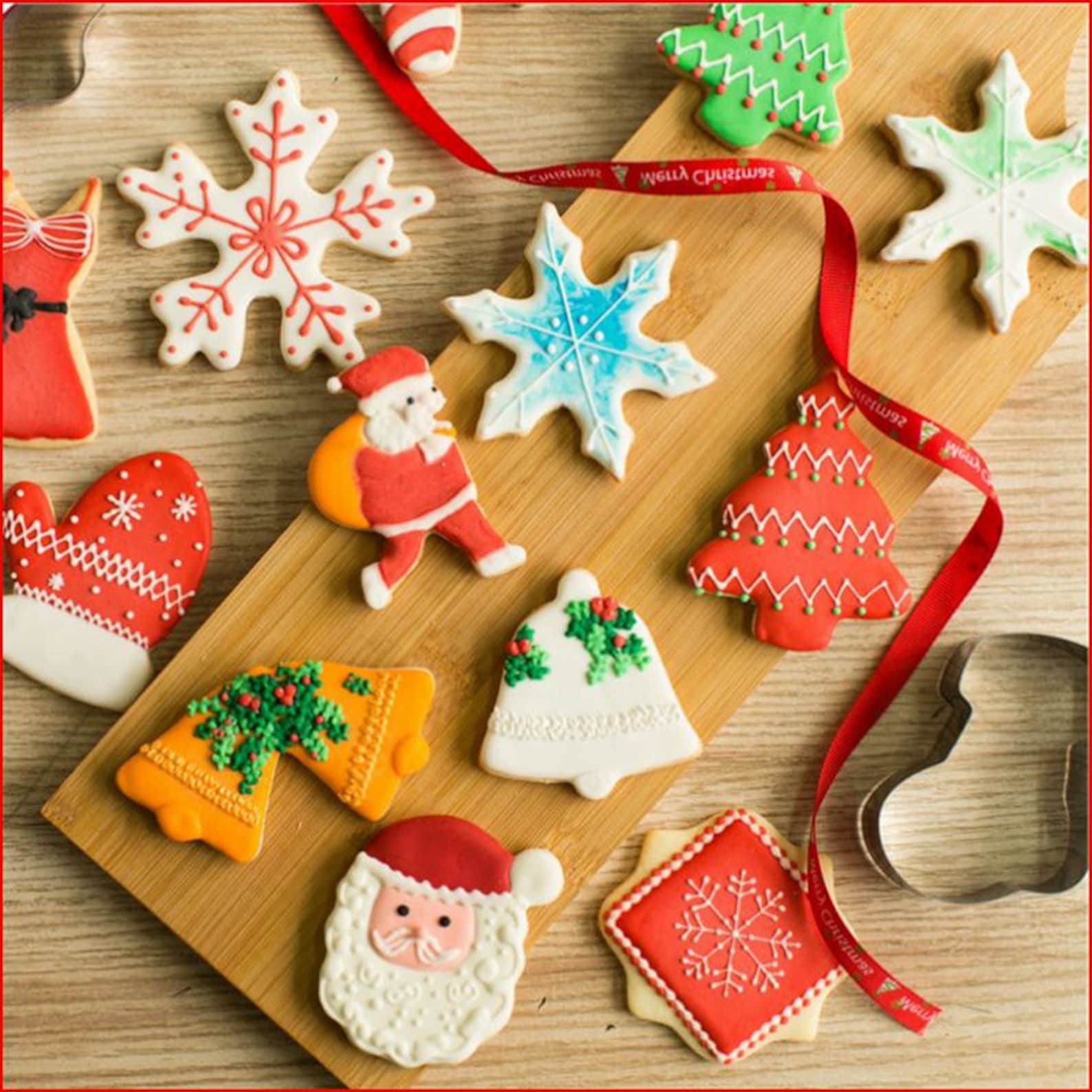 Christmas Cookie Cutters Sets Stainless Steel Cookie Cutter - Etsy