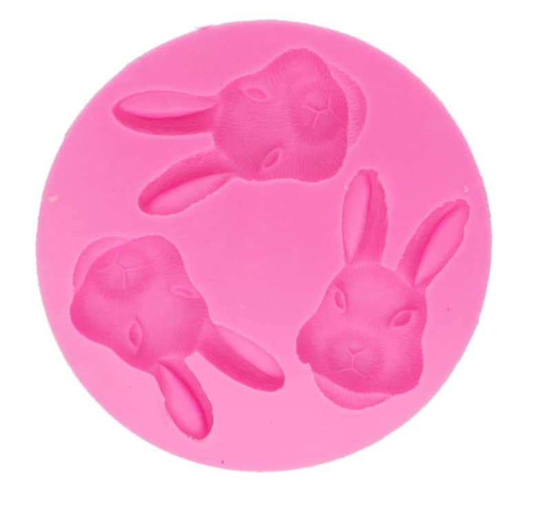 Easter Rabbit Head Silicone Mold Bunny Mold Easter Silicone - Etsy