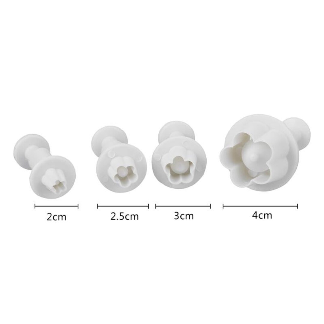 Flower Plunger Cutters Cake Decorating Tools Fondant Cutters Plunger ...
