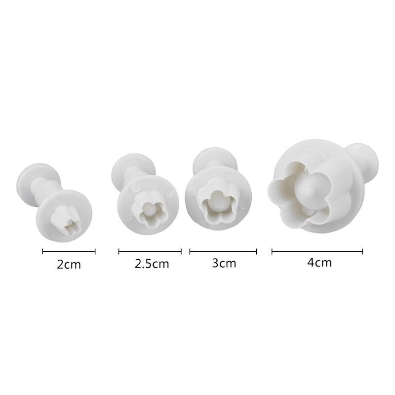 Flower Plunger Cutters Cake Decorating Tools Fondant Cutters - Etsy