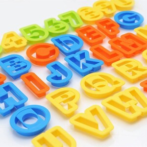 Letter Cutters Fondant Letters Number Cutters Fondant Numbers Cake ...