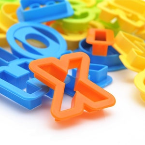 Letter Cutters Fondant Letters Number Cutters Fondant Numbers Cake ...