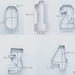 Large Numbers Cookie Cutters Stainless Steel Fondant Cutters Number ...